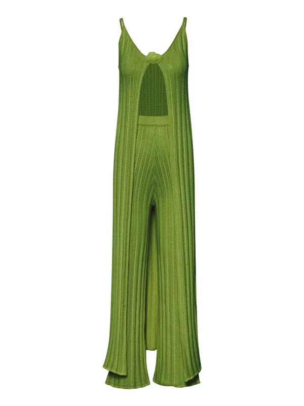 BAOBAB Clarissa Pleated Wide-leg Pants - Green