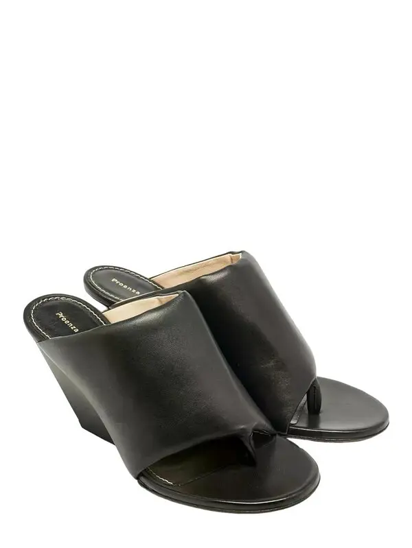 Proenza Schouler Slant-wedge Sandals - Black