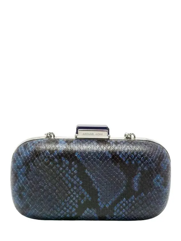 Michael Kors Logo-detail Clutch - Blue