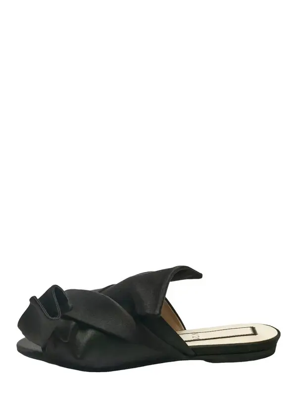 N°21 Knot Detail Mules - Black