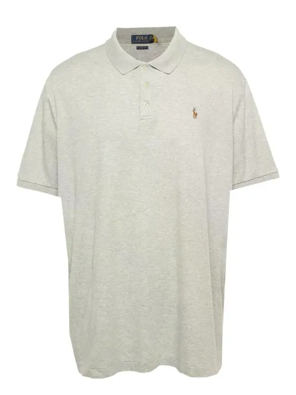Polo Ralph Lauren Cotton Logo-detail Polo Shirt - Grey