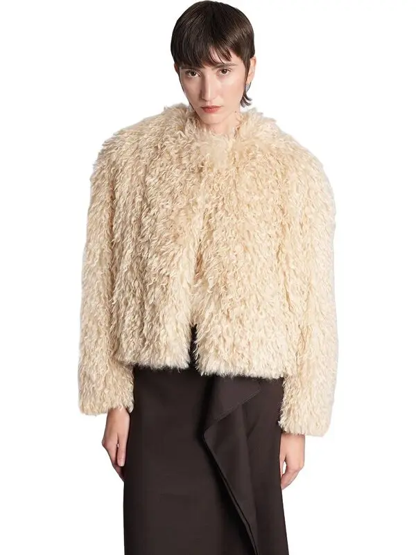 Tagliatore Perla Fur & Shearling - Beige