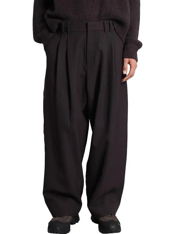 Studio Nicholson Line Snm-1185 Pants - Brown