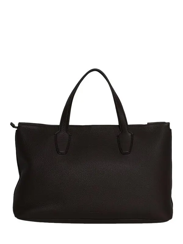 THE ROW Marcel Top Handle Bag - Brown