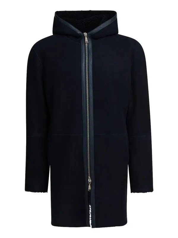 Tagliatore Long Coat - Blue
