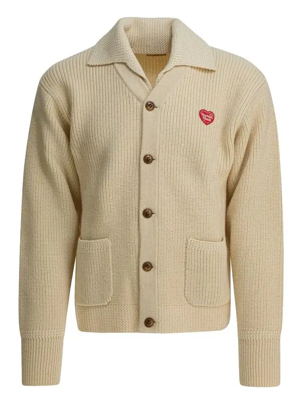 HUMAN MADE Wool Cardigan - Beige