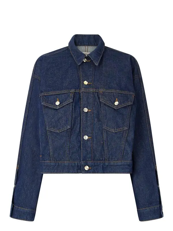 OSSOU Sway Denim Trucker Jacket - Blue