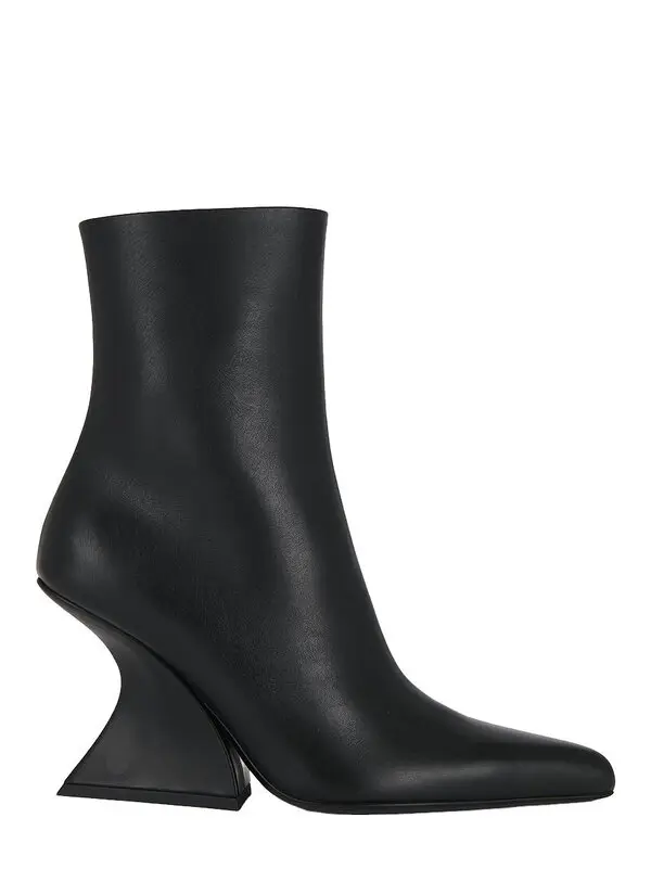 MUGLER Almost Wedge Ankle Boot - Black