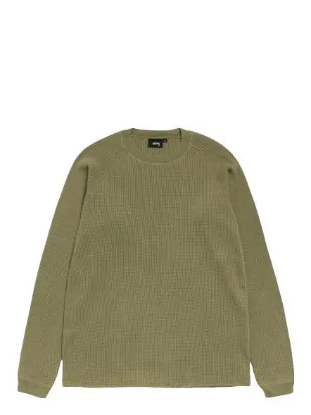 StÜssy Mantra Raglan Thermal - Olive