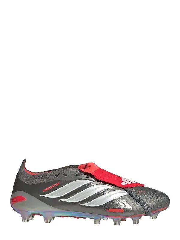 Adidas Predator Elite Foldover Tongue Ag Finishers - Iron Metallic/cloud White/lucid Red