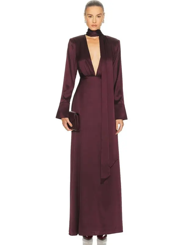 SRG Irina Maxi Dress - Cabernet