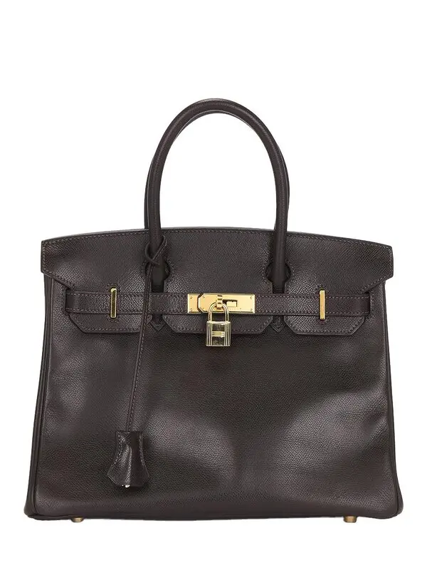 Hermès Epsom Birkin 30 Handbag - Noir