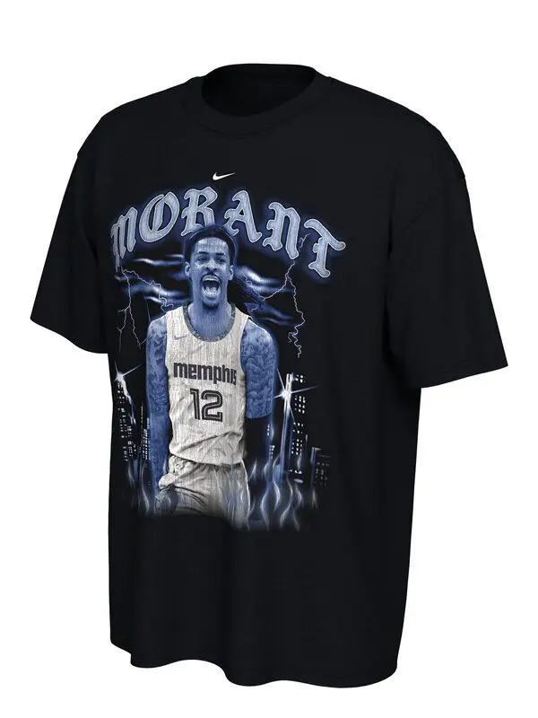 Nike Ja Morant Memphis Grizzlies City Edition Nba T-shirt - Black