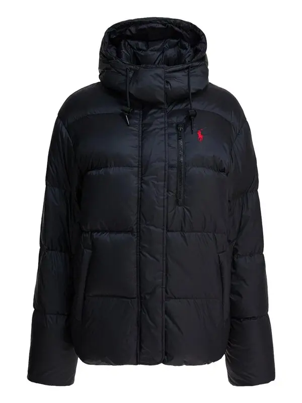 Ralph Lauren Logo Down Jacket - Black
