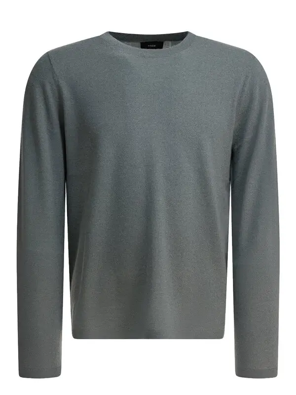 Vince Cashmere And Silk Crewneck Sweater - Grey