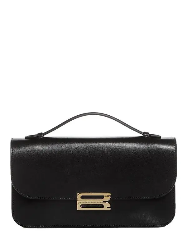 Victoria Beckham Dorian Mini Leather Shoulder Bag - Black