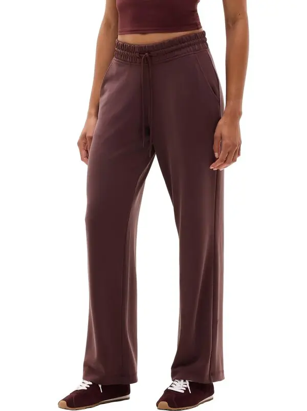 Athleta Seasoft Mid-rise Straight Pant - Garnet