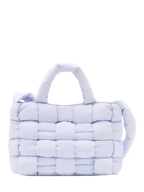 Athleta Woven Square Puff Tote - Gossamer
