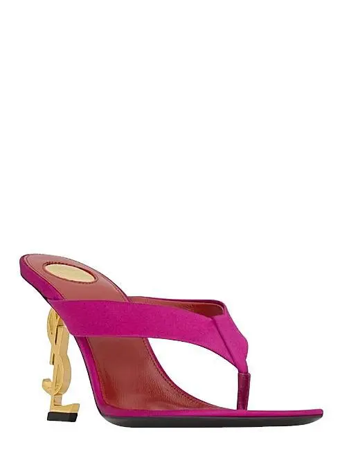 Saint Laurent Opyum Mules - Fuchsia