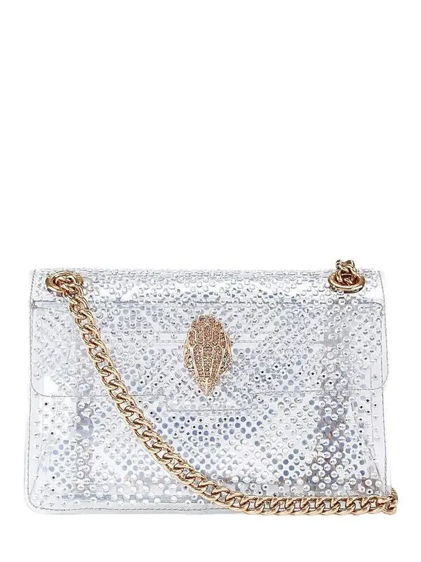 Kurt Geiger Kensington Mini Translucent Convertible Crossbody - Open White