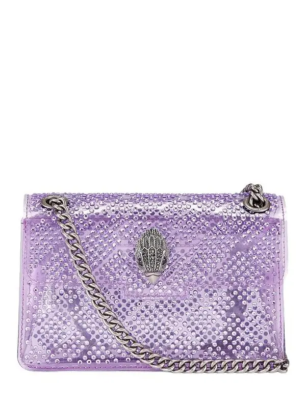 Kurt Geiger Kensington Mini Translucent Convertible Crossbody - Pastel Purple