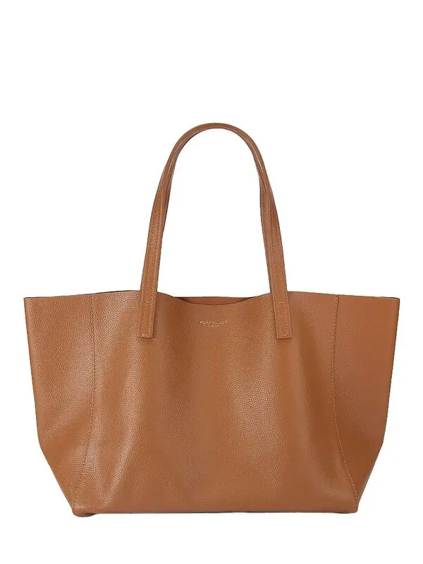 Kurt Geiger Violet Large Leather Shopper Tote - Brown