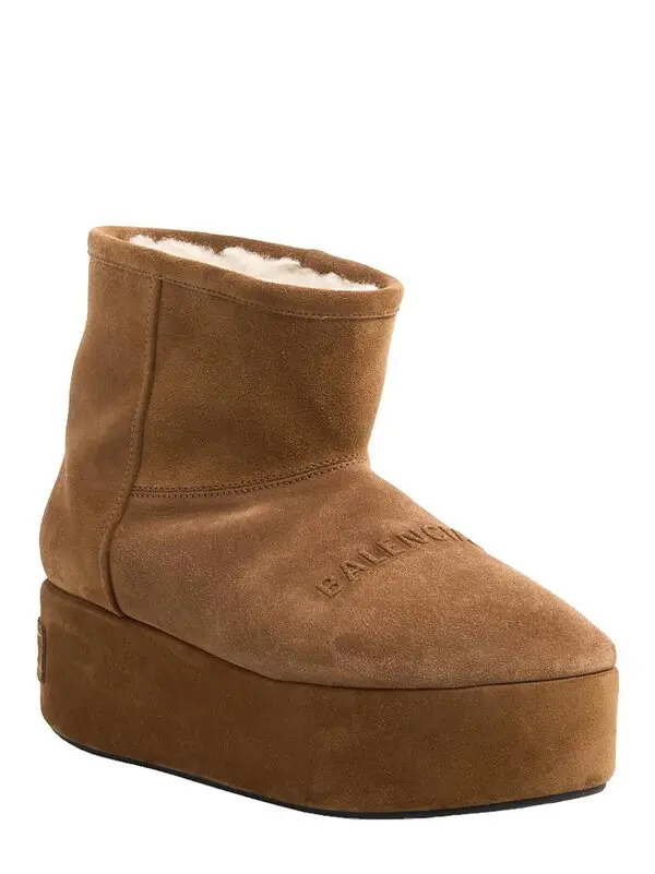 Balenciaga Alaska Platform Boots - Brown