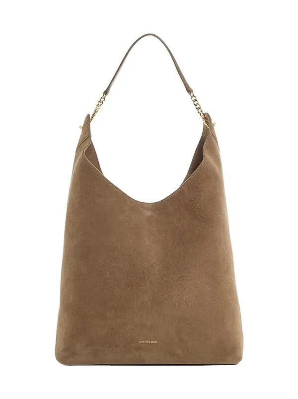 Veronica Beard Jour Suede Shoulder Bag - Bark