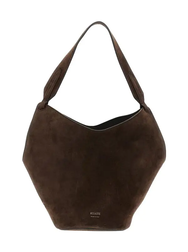 Khaite Lotus Mini Tote - Brown