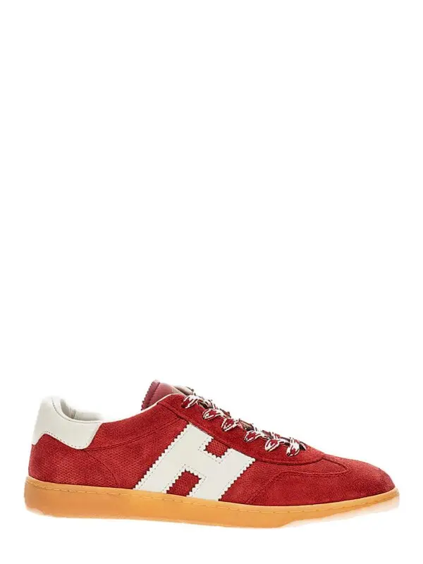 Hogan Lace-up Sneakers - Red