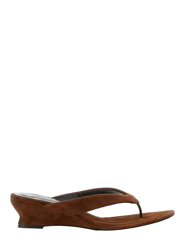Le Monde Beryl Thong Wedge Sandals - Brown