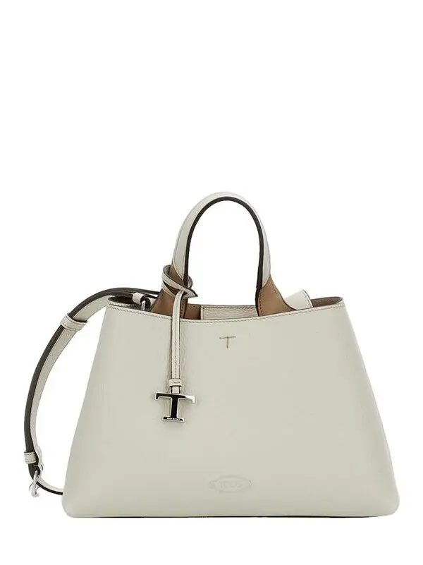 TOD'S Apa Small Top Handle - White