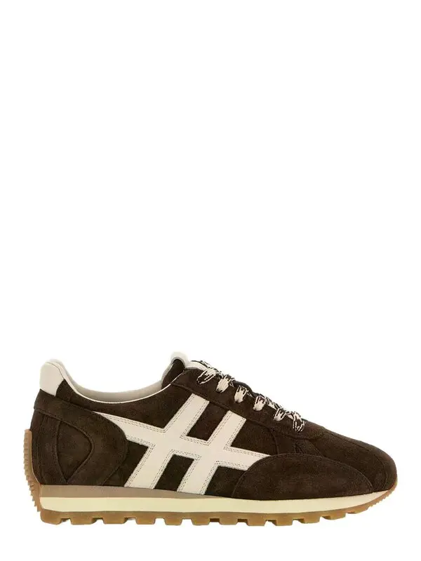 Hogan H671 86er Suede Sneakers - Brown