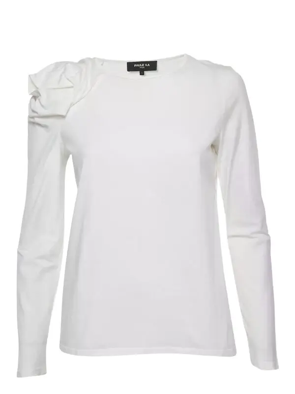 Paule Ka Puff-sleeve T-shirt - White
