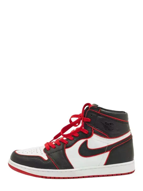 JORDAN Bloodline 1s Leather Sneakers - Black