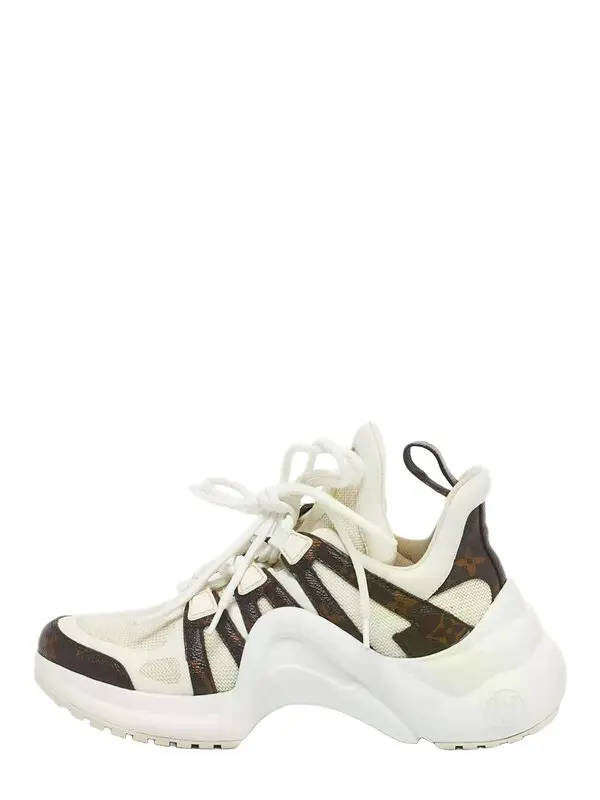 LOUIS VUITTON Archlight Monogram-panels Sneakers - Neutrals