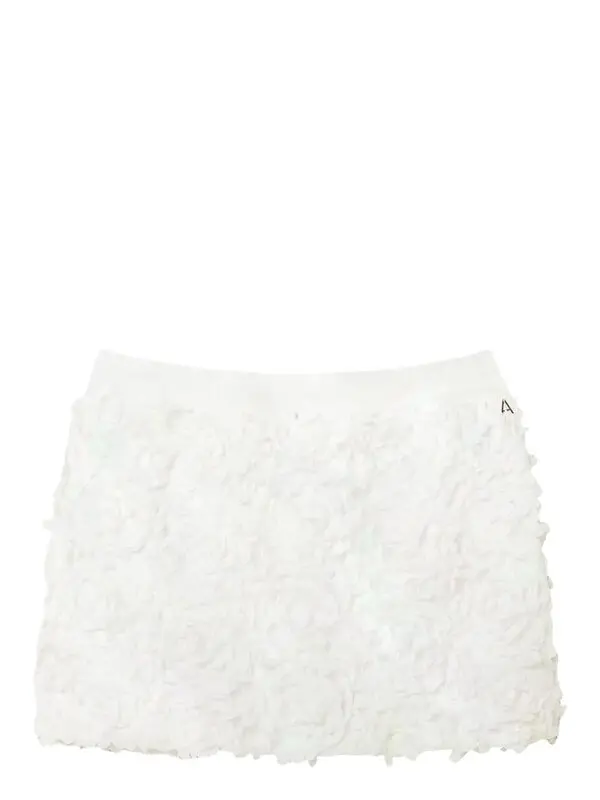 TWINSET Floral Mini Skirt - White