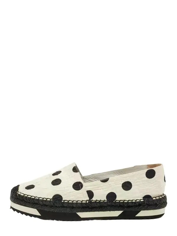 Dolce & Gabbana Polka-dot Espadrilles - Neutrals