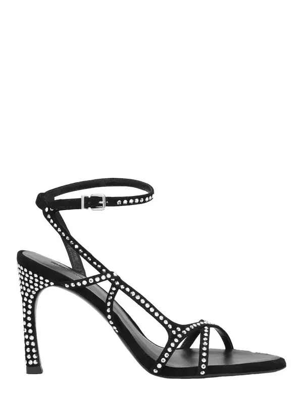 Remain Birger Christensen Rhinestone-embellished Sandals - Black