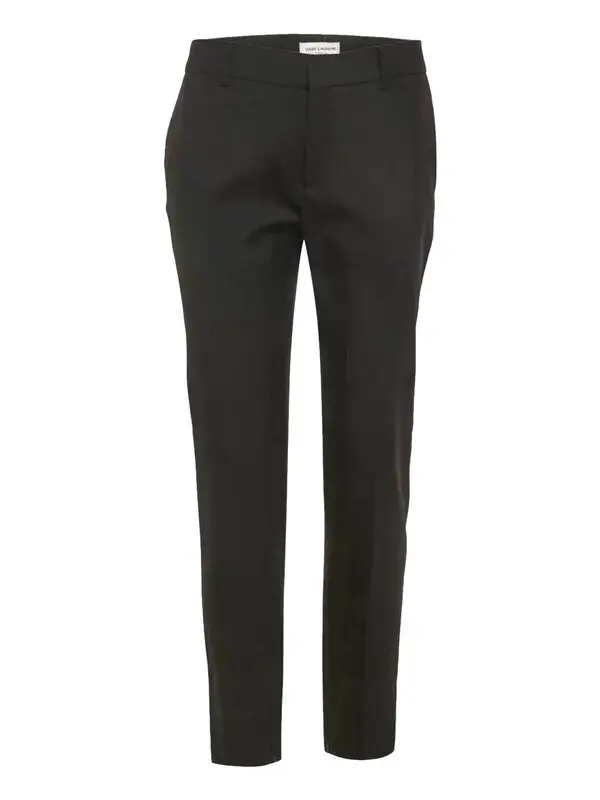 Saint Laurent Wool Trousers - Black