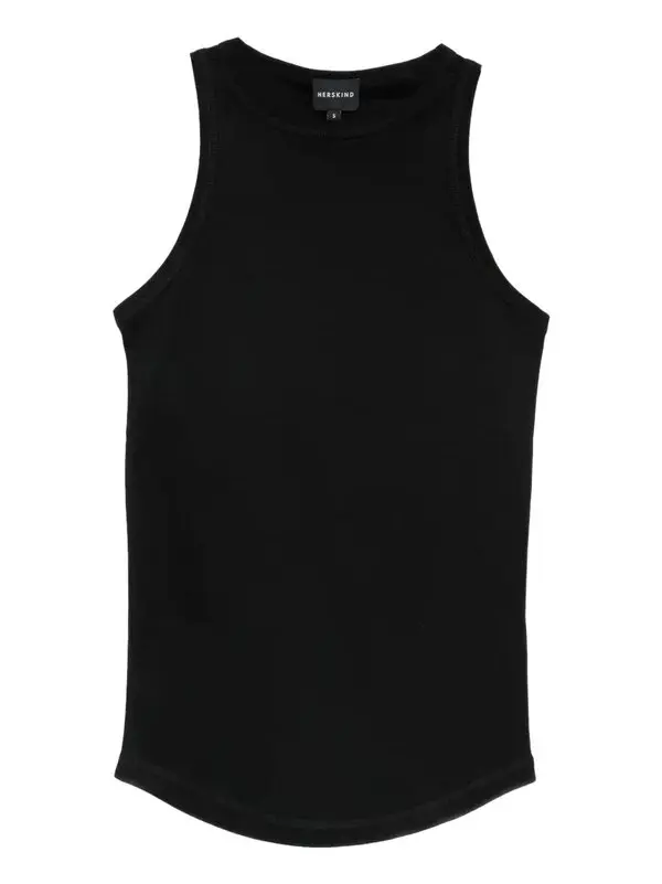 HERSKIND Racer-back Tank Top - Black