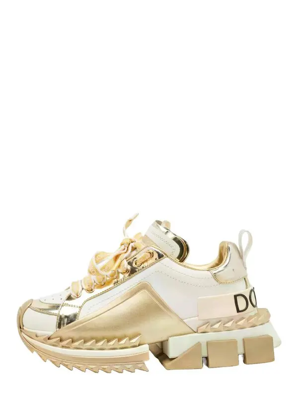 Dolce & Gabbana Super King Chunky-sole Sneakers - Gold