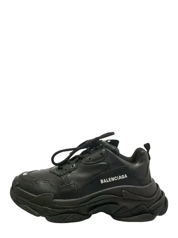 Balenciaga Triple S Lace-up Sneakers - Black