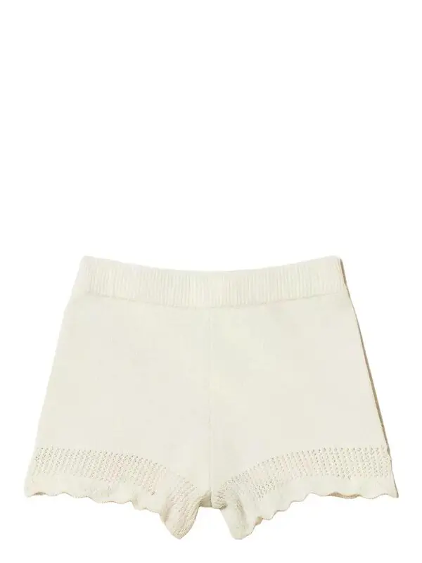 TWINSET Knitted Shorts - Neutrals