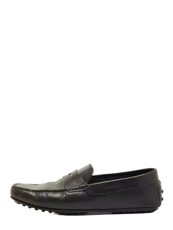 TOD'S Leather Loafers - Black