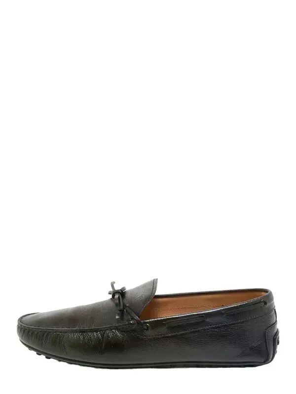 TOD'S Gommino Leather Loafers - Brown