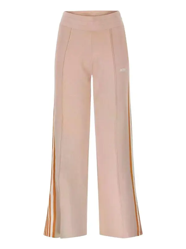 AUTRY Elasticated Side-stripes Track Pants - Pink