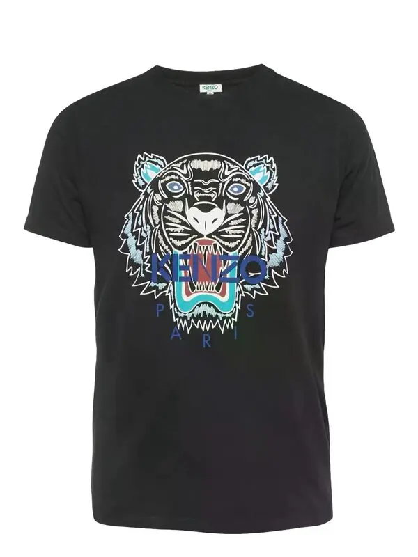 Kenzo Tiger-motif T-shirt - Black
