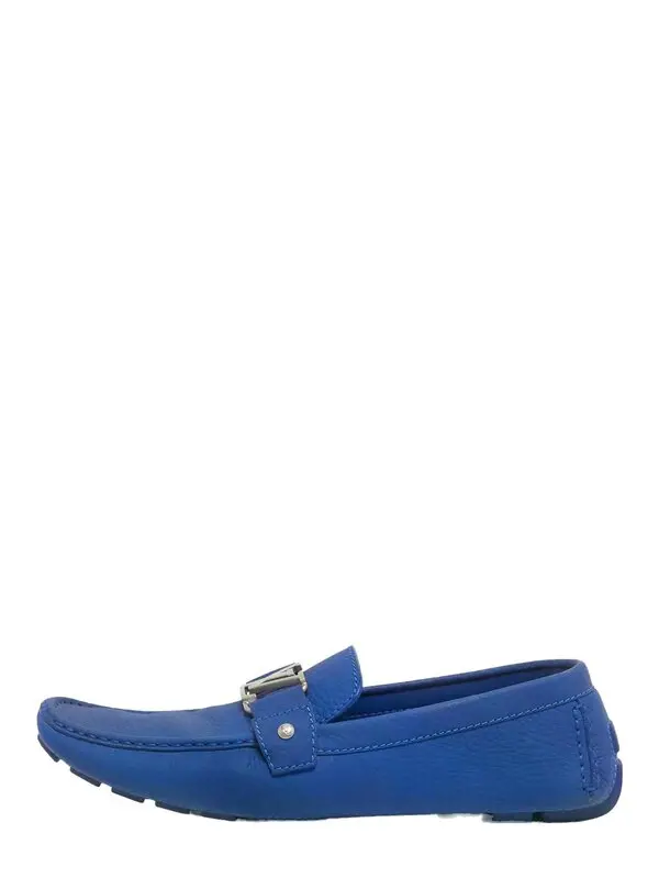 LOUIS VUITTON Monte Carlo Leather Loafers - Blue