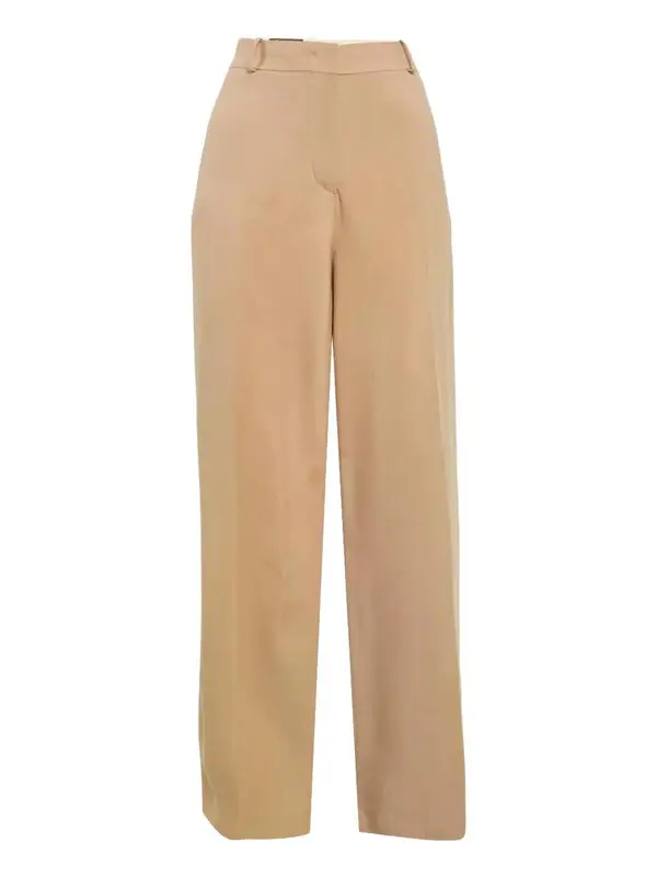 Loro Piana Silk Wide-leg Trousers - Neutrals